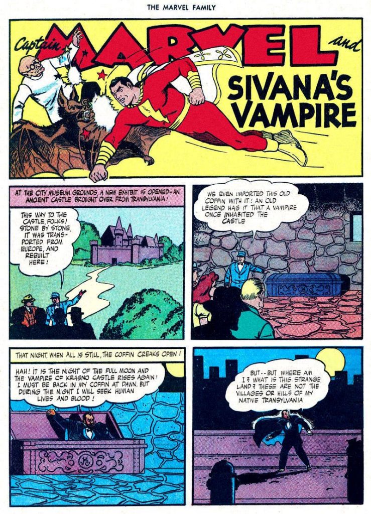 CAPTAIN MARVEL VS. SIVANA VAMPIRE - Superworld Comics