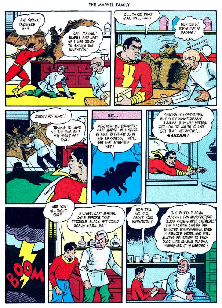 CAPTAIN MARVEL VS. SIVANA VAMPIRE - Superworld Comics