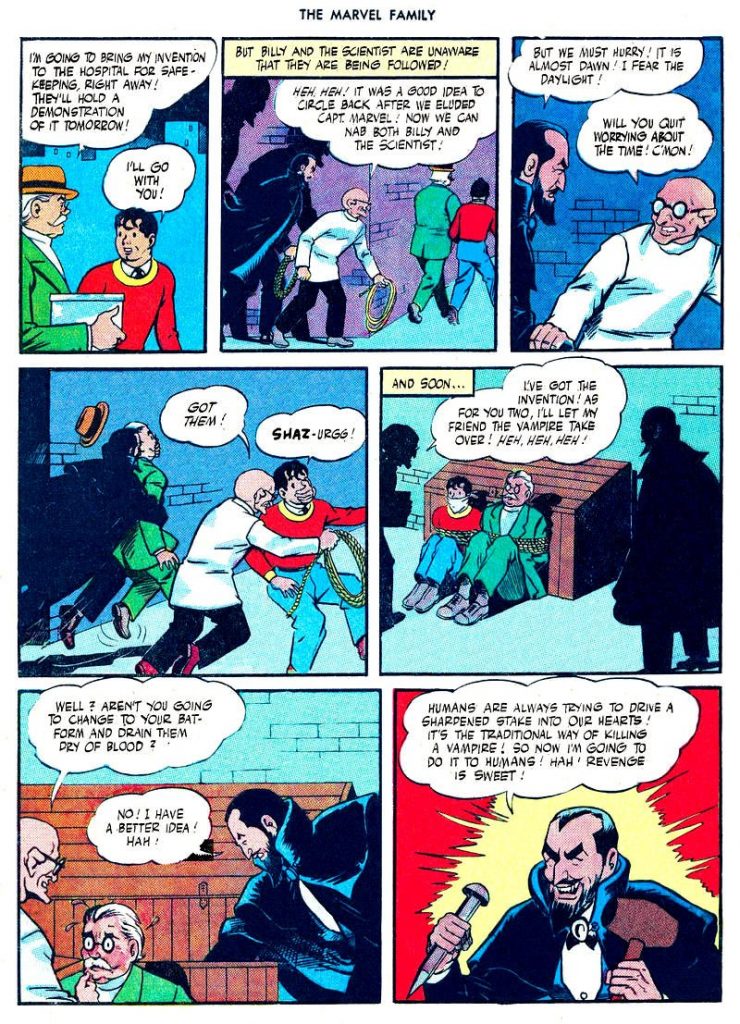 CAPTAIN MARVEL VS. SIVANA VAMPIRE - Superworld Comics